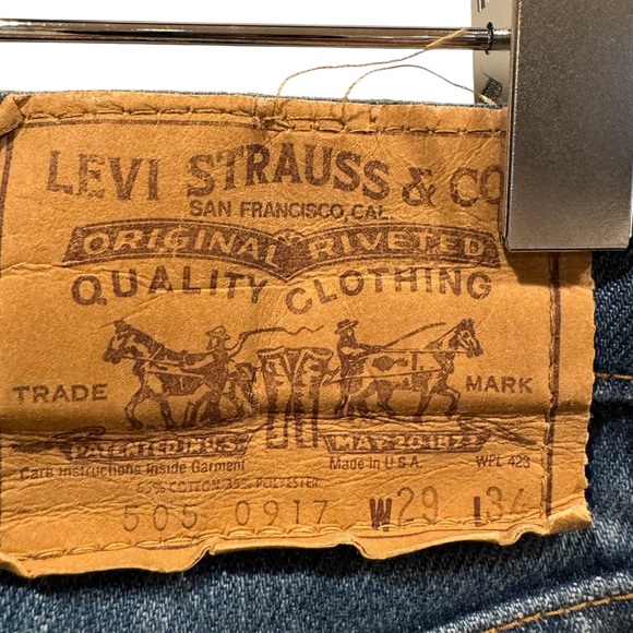 Levi's | Jeans | Vintage Levis 55 Regular Fit Jeans Made In Usa W29 L34 ...